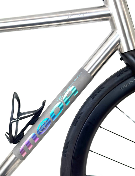 Moda Titanium Grappa Frameset - Acid Etched – Moda Bikes
