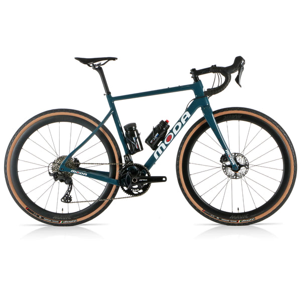 Moda Molto - Marine Teal, GRX 2x, Cosmic Carbon Wheels – Moda Bikes