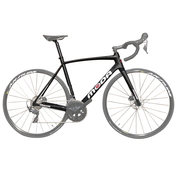 Moda Vivo Frameset - Jet Black – Moda Bikes