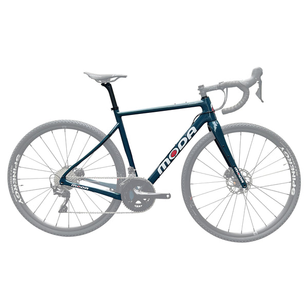 Moda Molto Frameset - Marine Teal – Moda Bikes